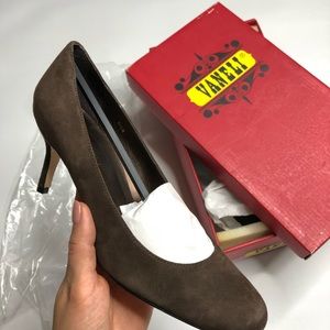 Vaneli | Shoes | New In Box Brown Suede Heels | Poshmark